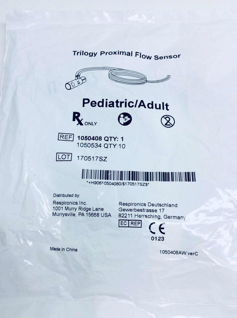NEW Philips Respironics Trilogy Proximal Flow Sensor Pediatric Adult ...